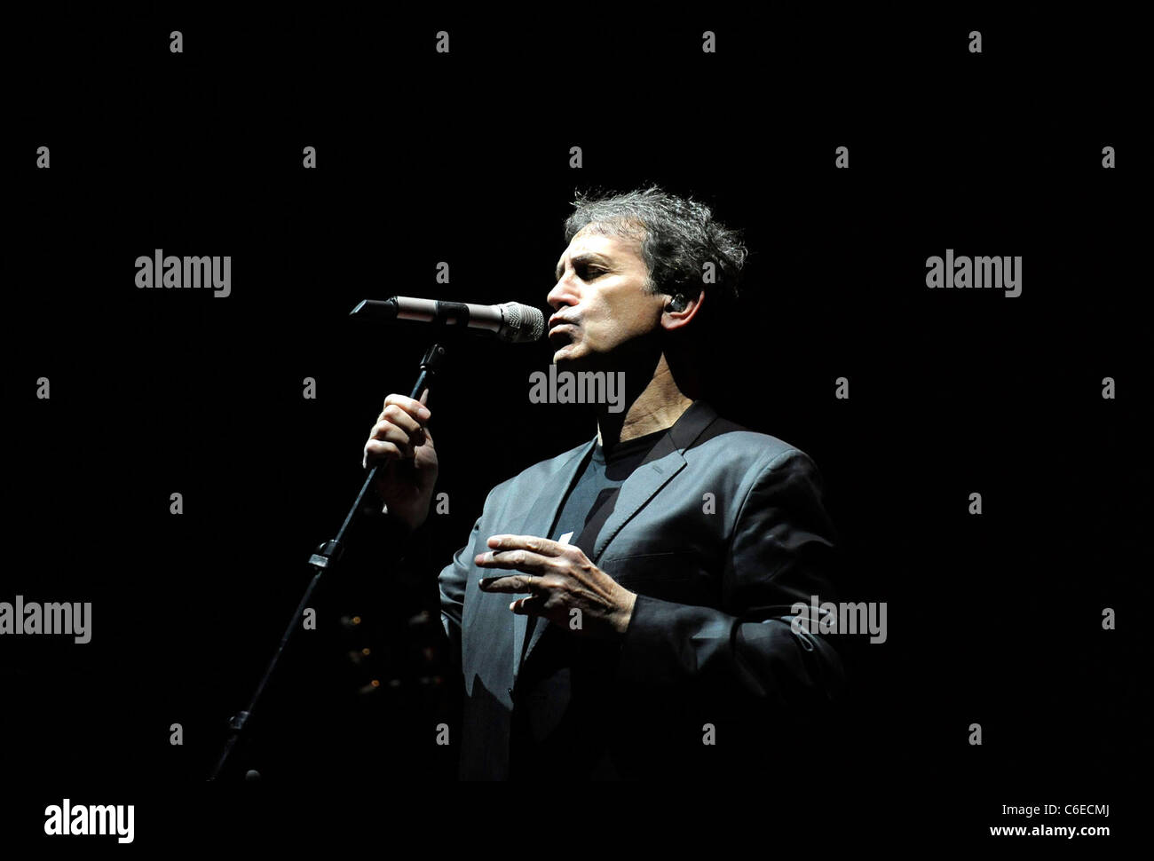 Greek singer George Dalaras performs at the Heineken Music Hall ...