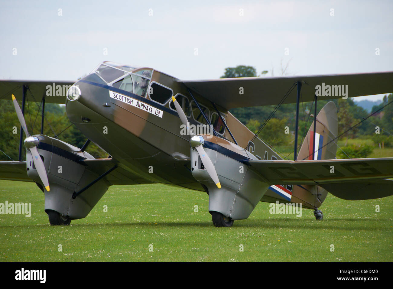 DH89 Dragon Rapide Stock Photo - Alamy