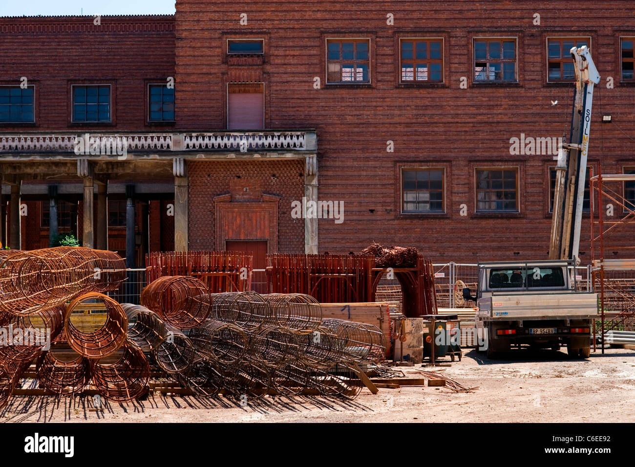 construction site in cremona, italy Stock Photo - Alamy