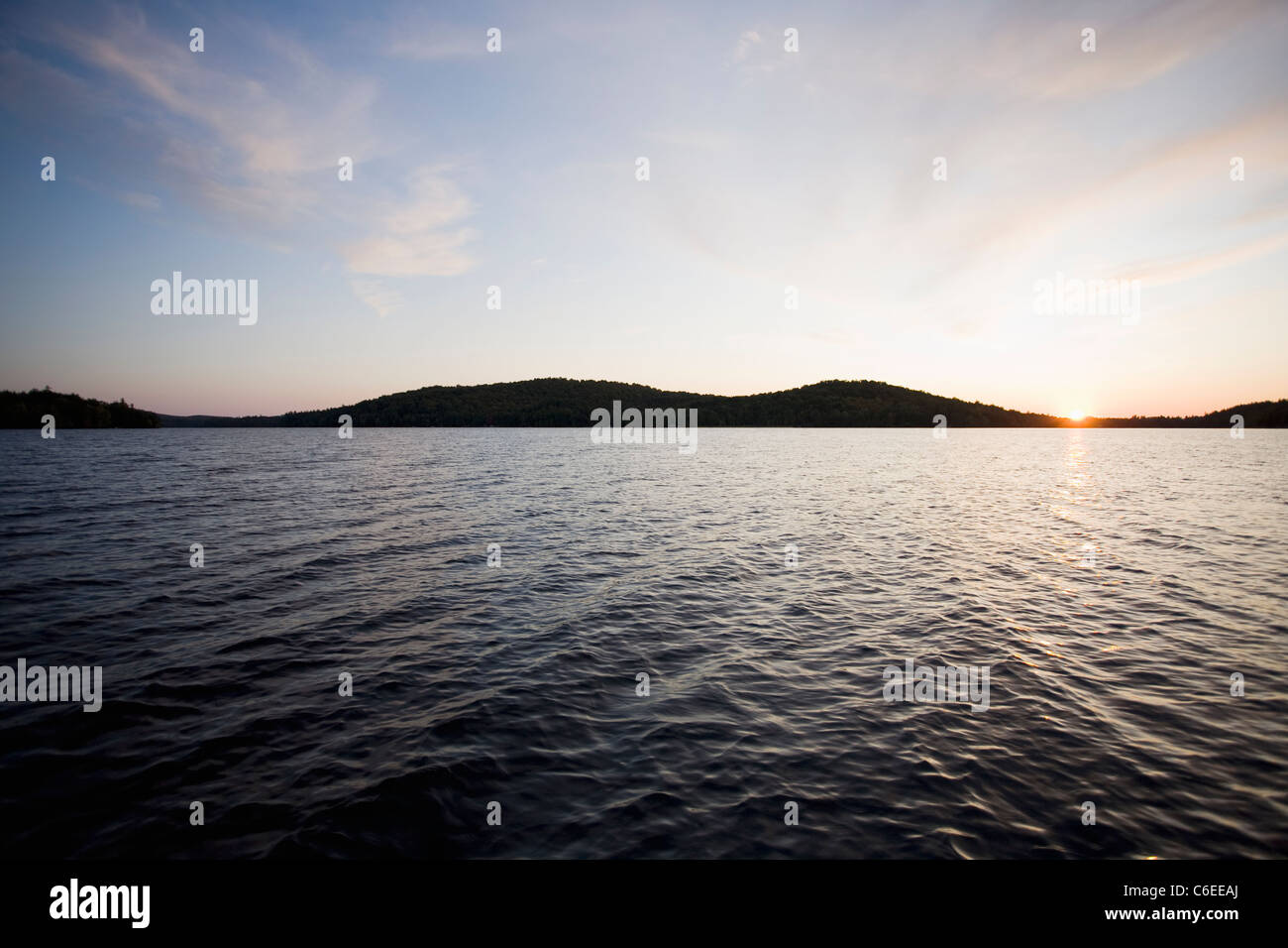 Adirondack lake sunset hi-res stock photography and images - Alamy