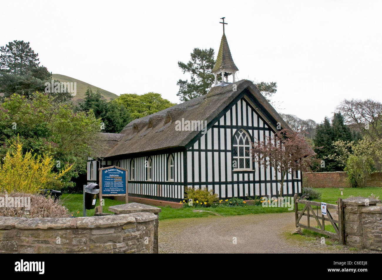 All saints church little stretton hi-res stock photography and images ...