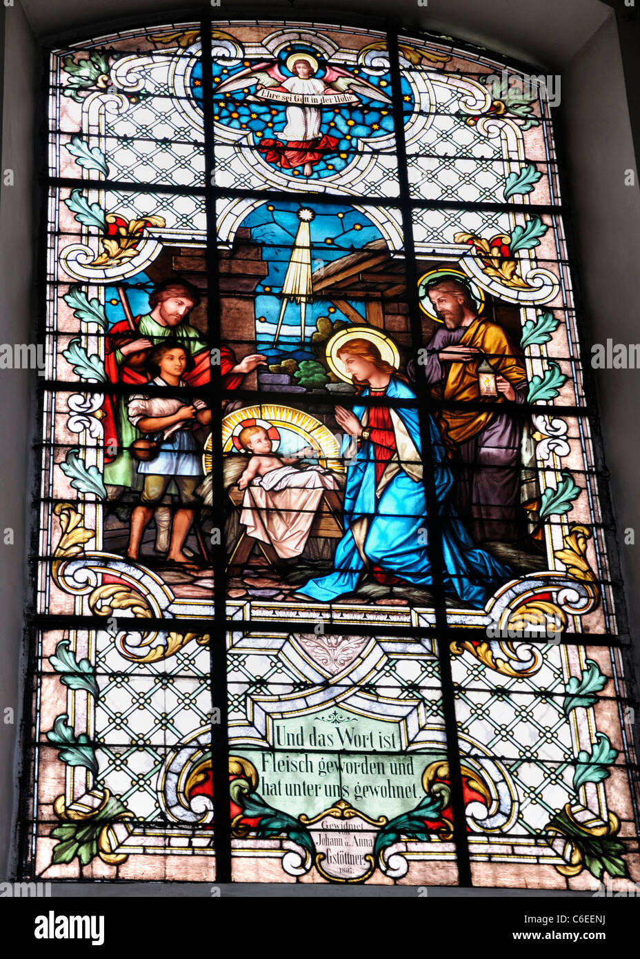 Vienna austria stained glass window hi-res stock photography and images ...