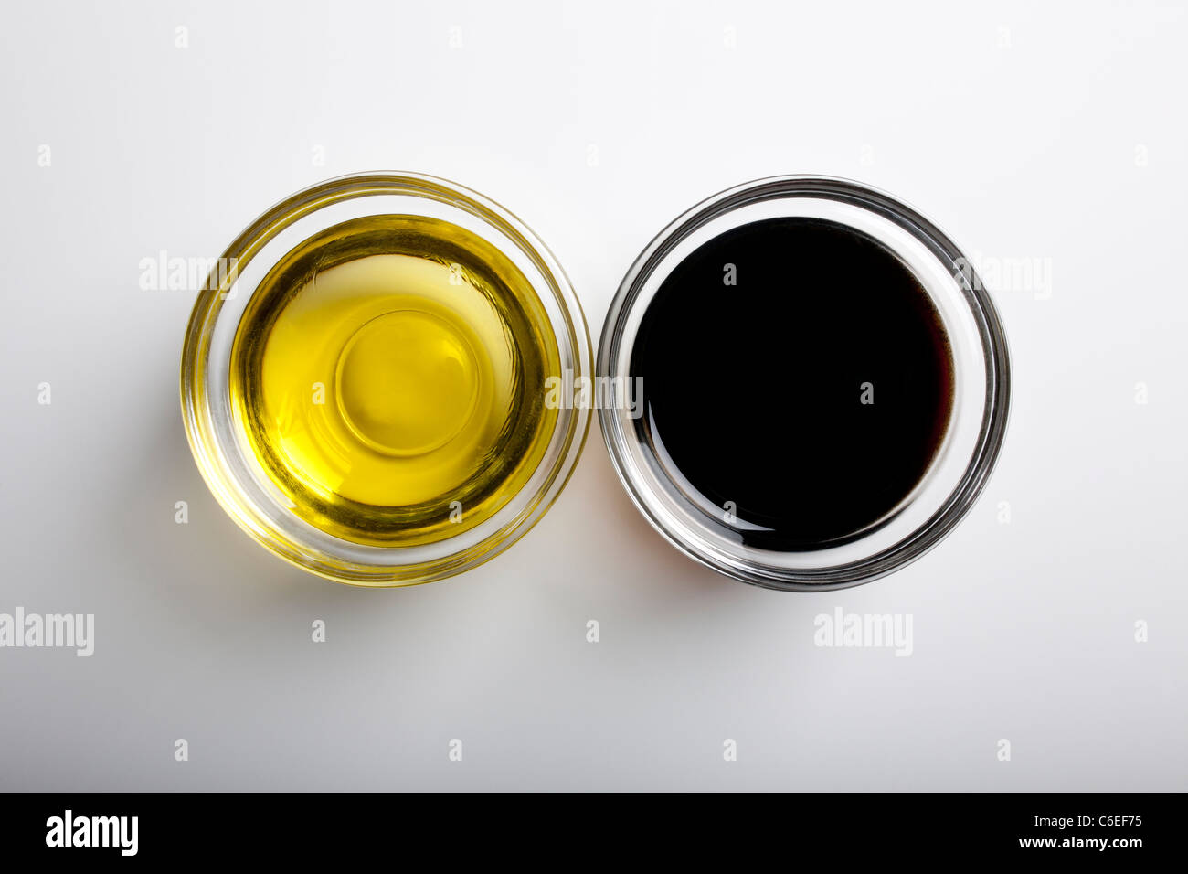 Studio shot of olive and vinegar Stock Photo - Alamy