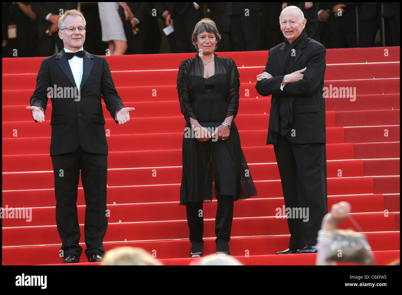 Thierry Fremaux, Veronique Cayla and Gilles Jacob 2010 Cannes ...