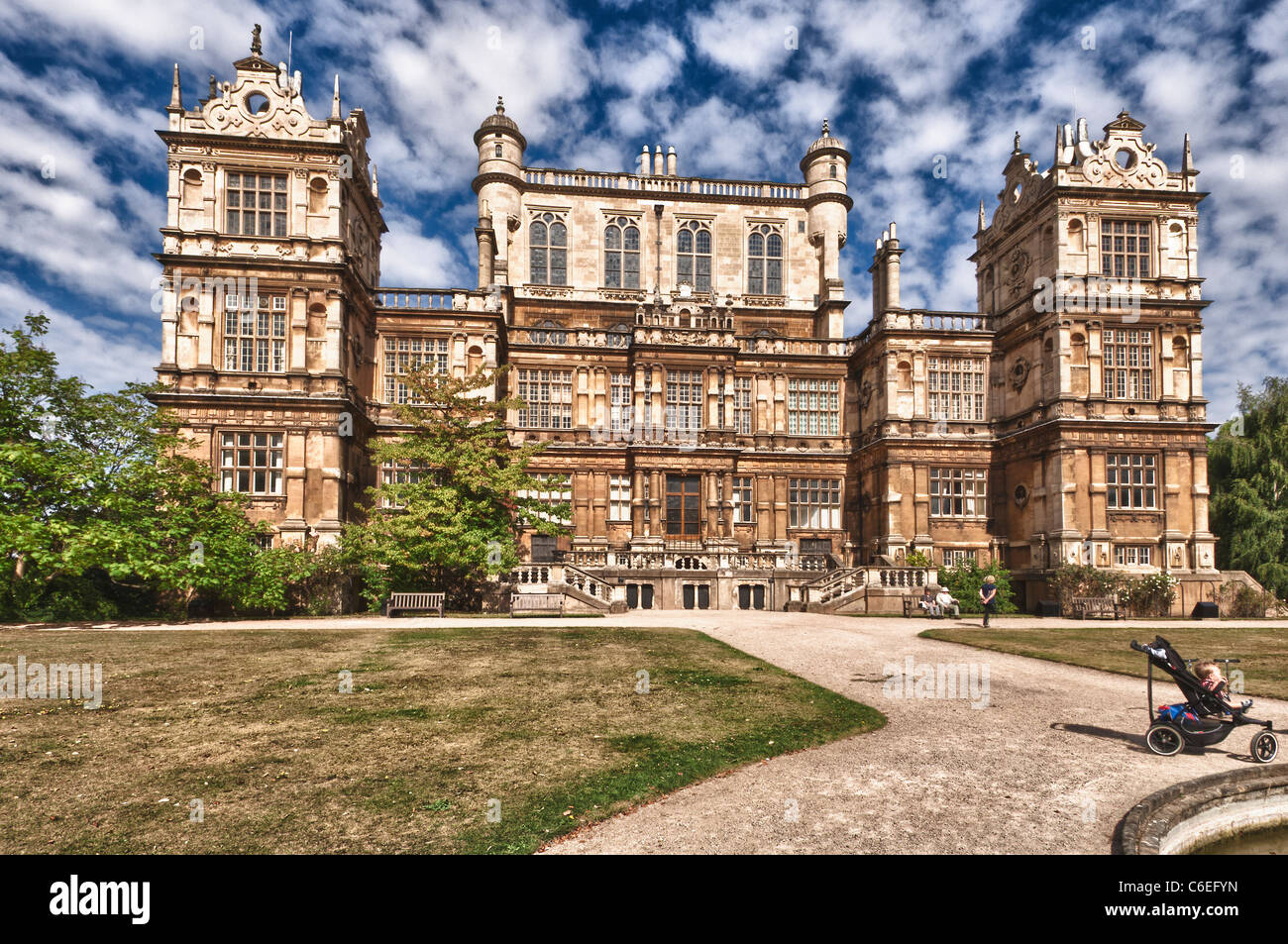 The Grade I listed Elizabethan Mansion of Wollaton Hall, Nottingham ...