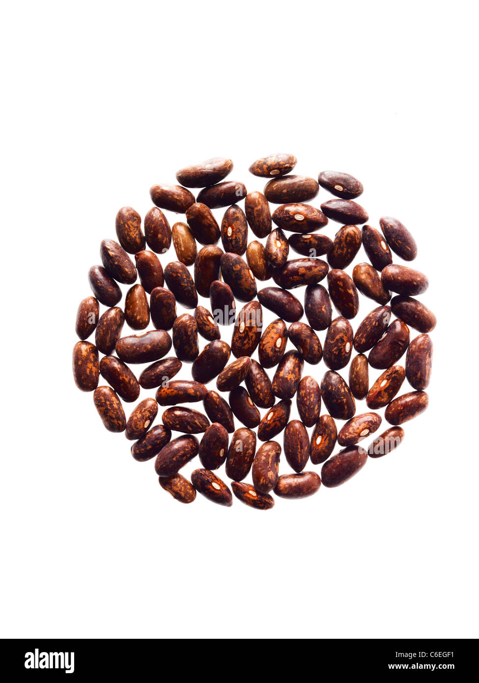 Studio shot of Red Bean Seeds on white background Stock Photo - Alamy