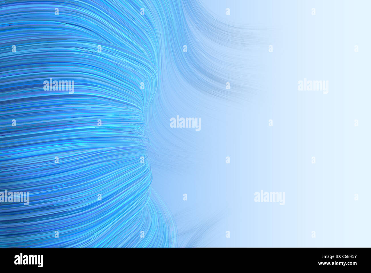 high quality rendering of wavy line background in blue Stock Photo - Alamy