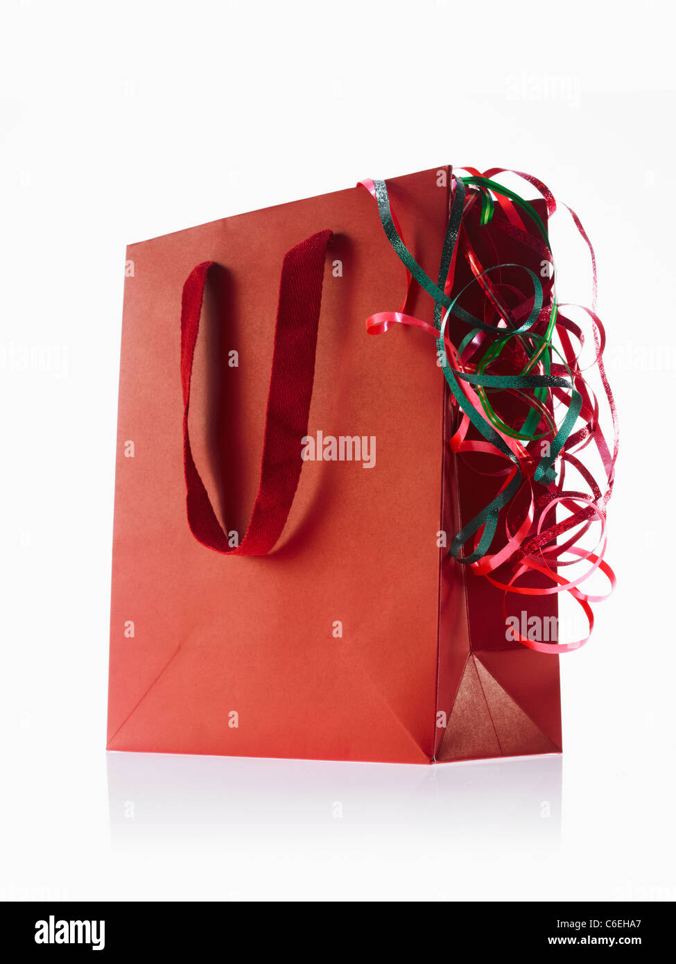 Christmas gift bag Cut Out Stock Images & Pictures - Alamy