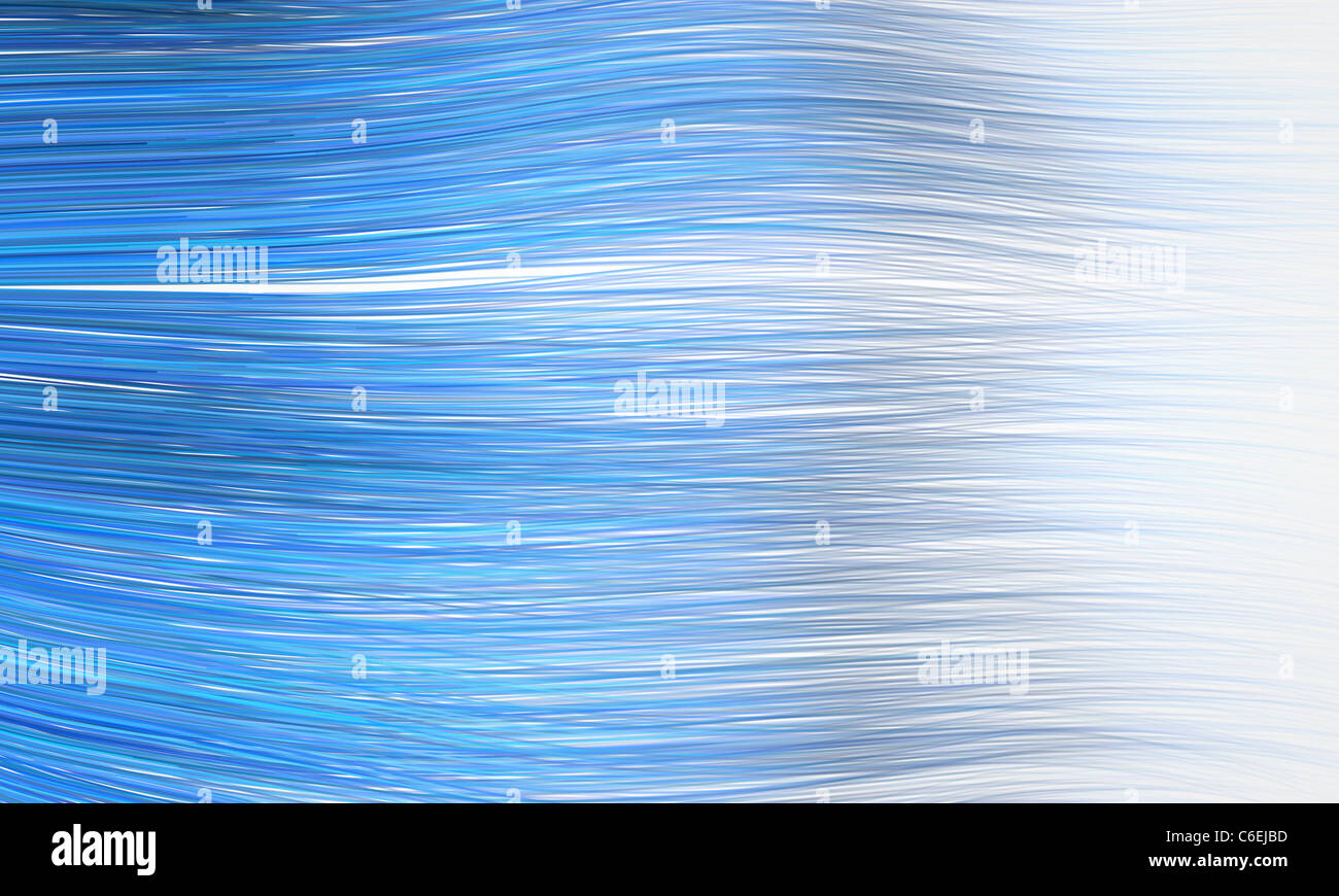 wavy line background in blue Stock Photo - Alamy