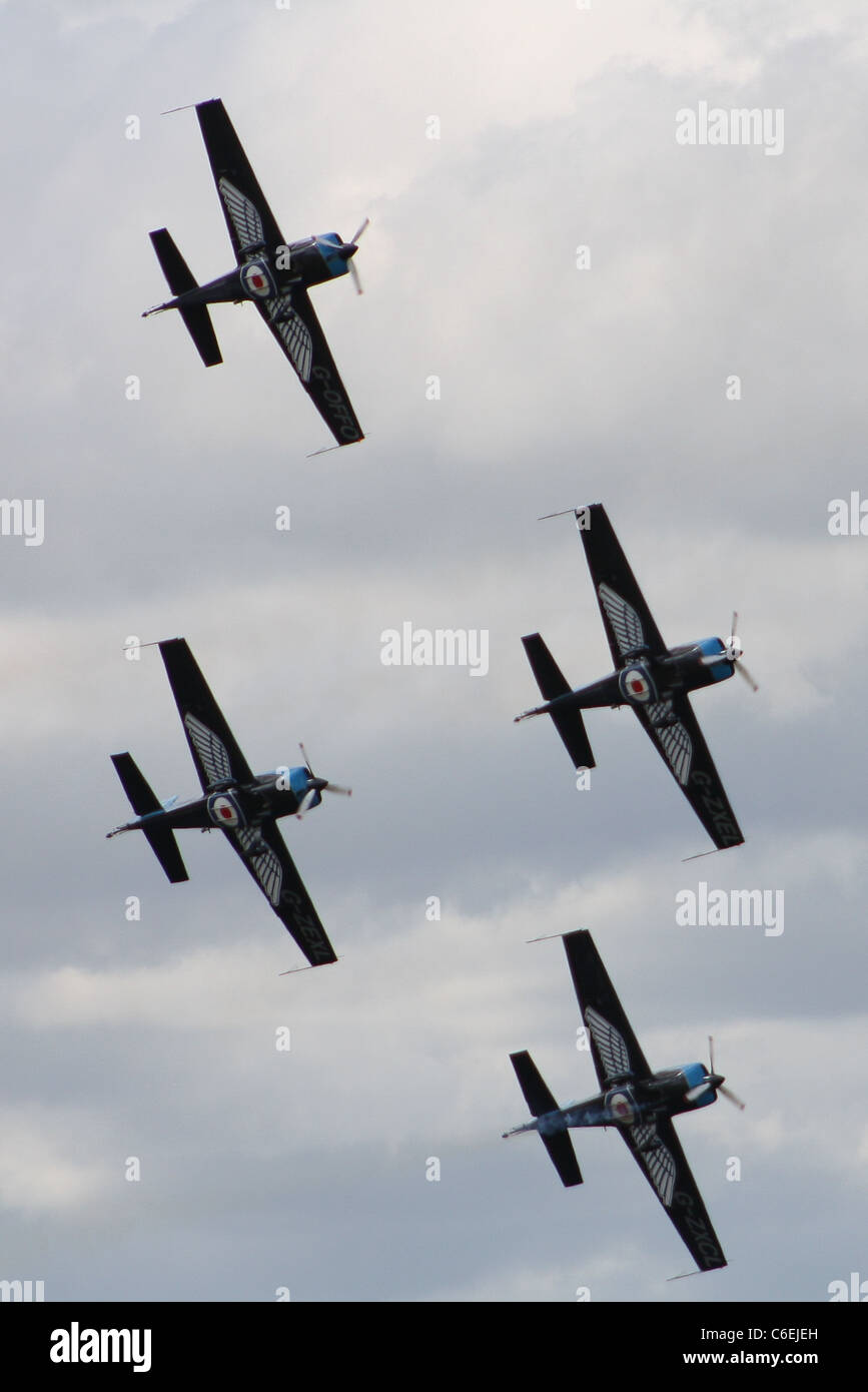 blades aerobatic display team flying in formation Stock Photo - Alamy