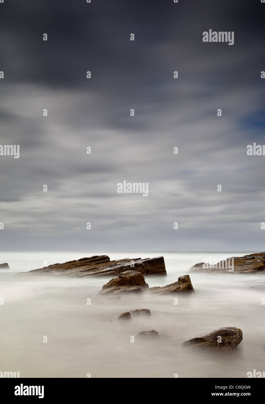 seascape with blurry water Stock Photo - Alamy