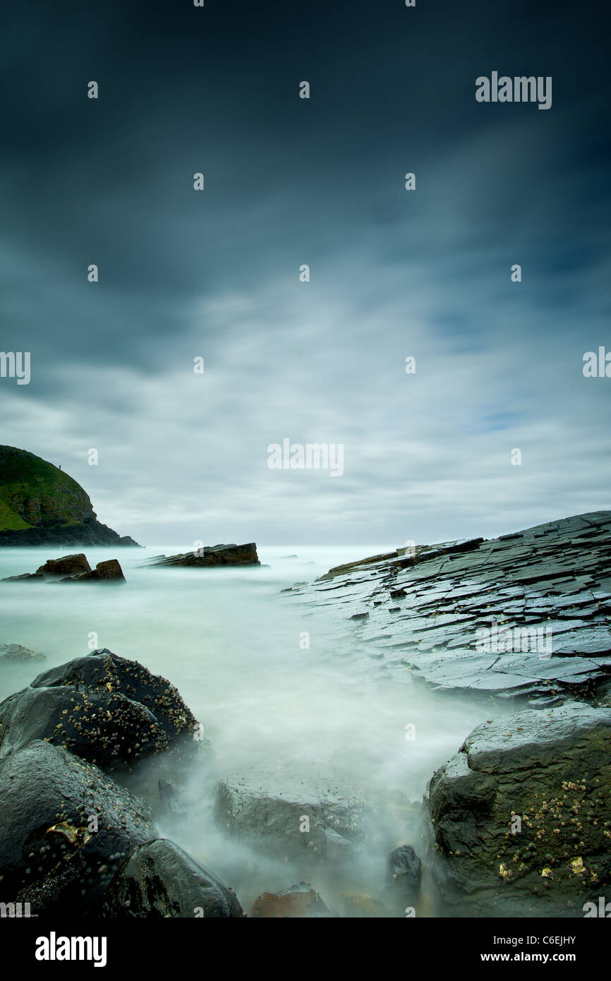seascape with blurry water Stock Photo - Alamy