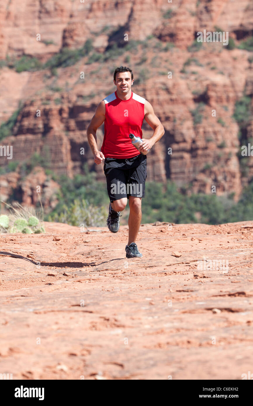 One man in the desert hi-res stock photography and images - Alamy