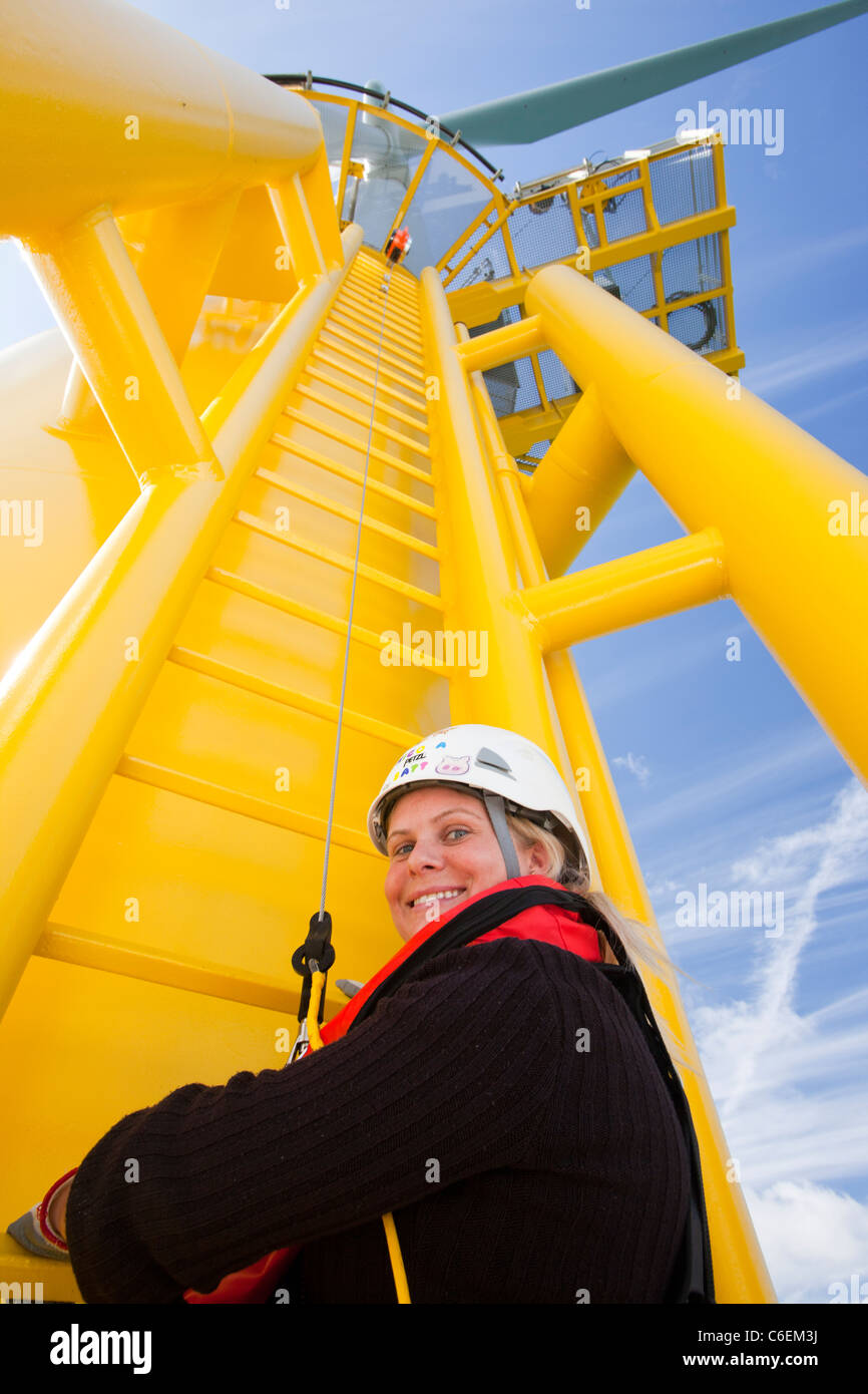Offshore wind turbine worker hi-res stock photography and images - Alamy