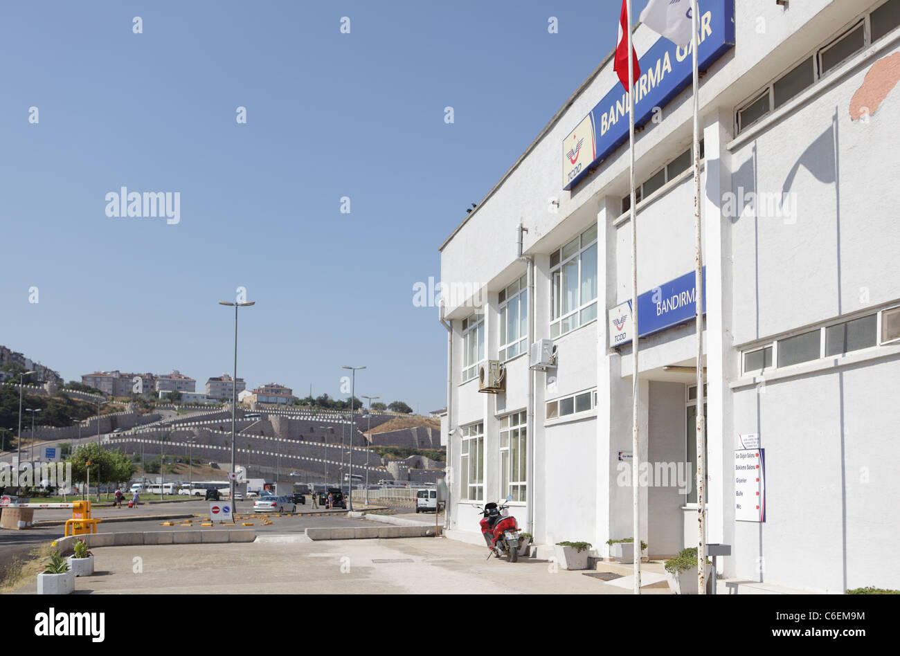 Bandirma railway station, Turkey Stock Photo - Alamy