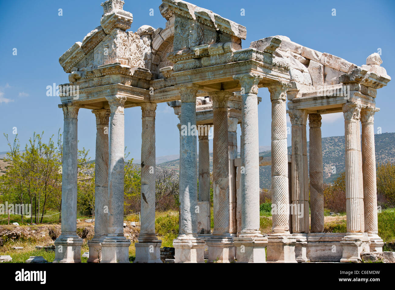 Aphrodisias,Temple of Aphrodite,Tetrapylon,Ancient Bath,Stadium ...