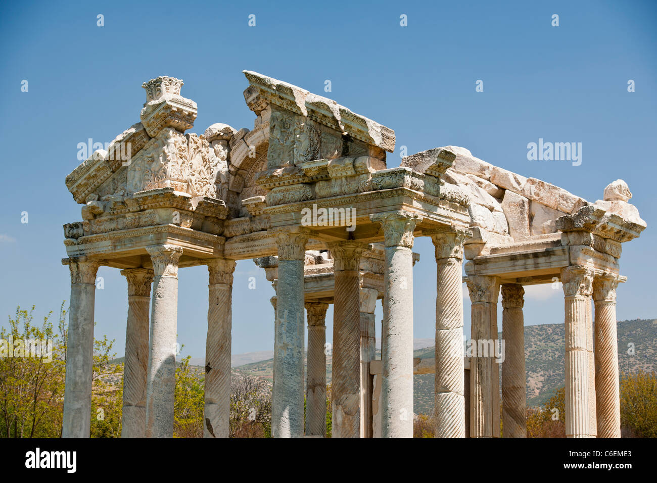 Aphrodisias,Temple of Aphrodite,Tetrapylon,Ancient Bath,Stadium ...