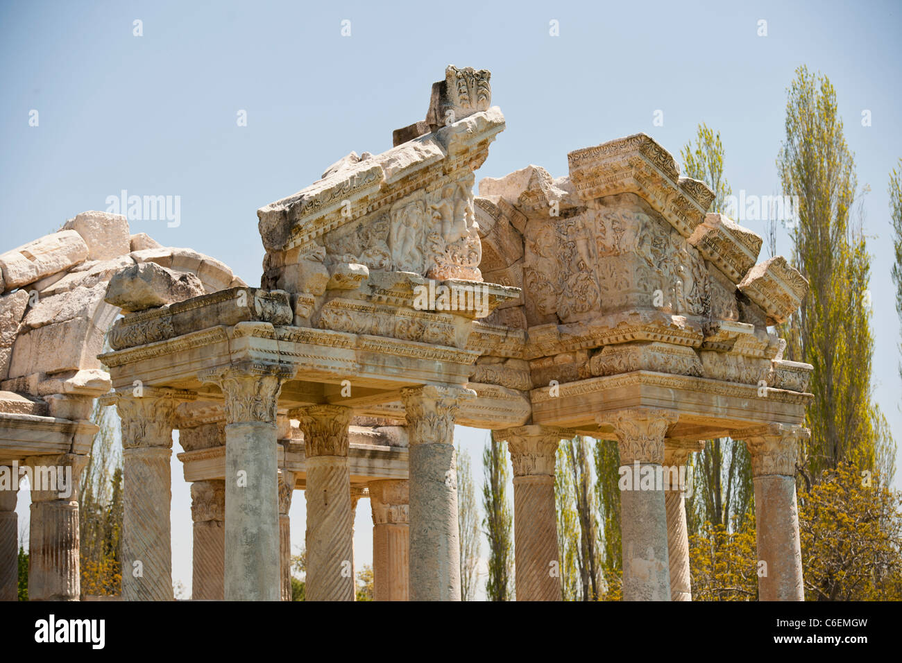 Aphrodisias,Temple of Aphrodite,Tetrapylon,Ancient Bath,Stadium ...