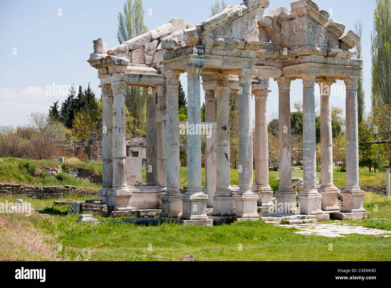 Aphrodisias,Temple of Aphrodite,Tetrapylon,Ancient Bath,Stadium ...