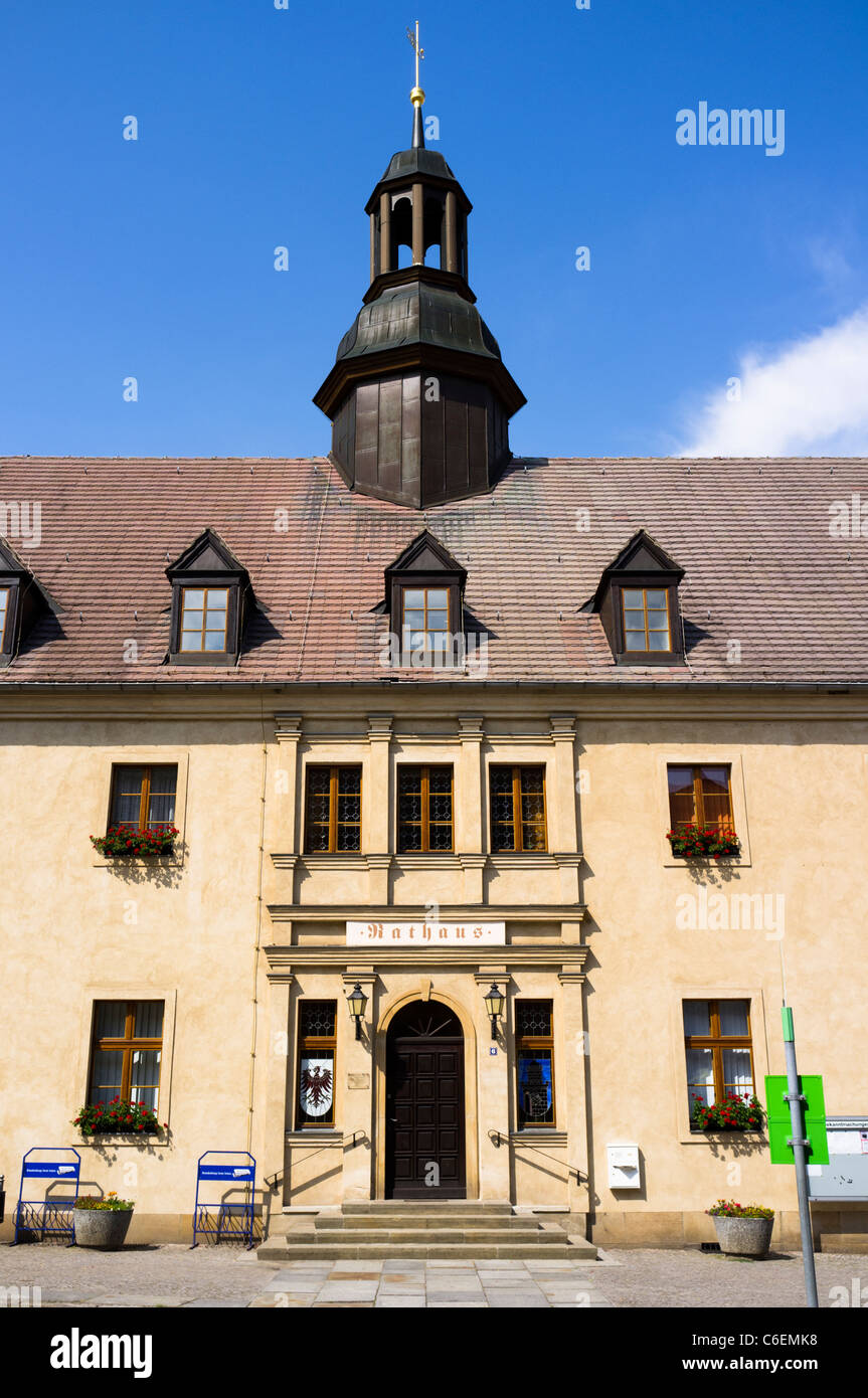 Town hall in Bad Belzig, Brandenburg, Germany Stock Photo - Alamy