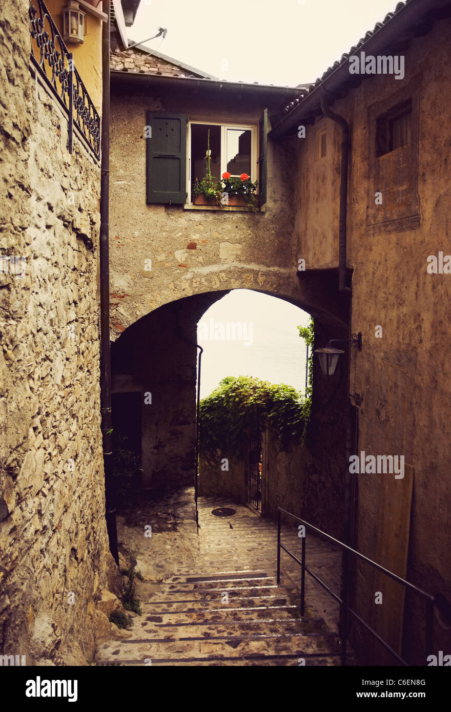 Pathway to the village hi-res stock photography and images - Alamy