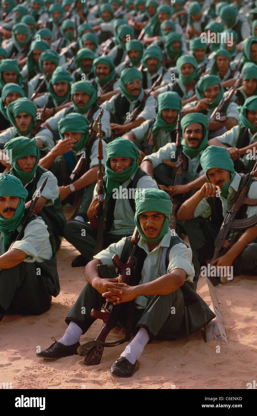 Green Revolutionary Guards during celebrations in Tripoli marking ...