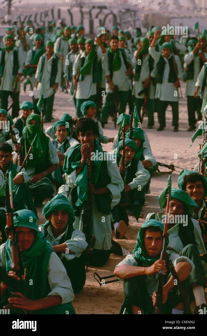 Green Revolutionary Guards during celebrations in Tripoli marking ...