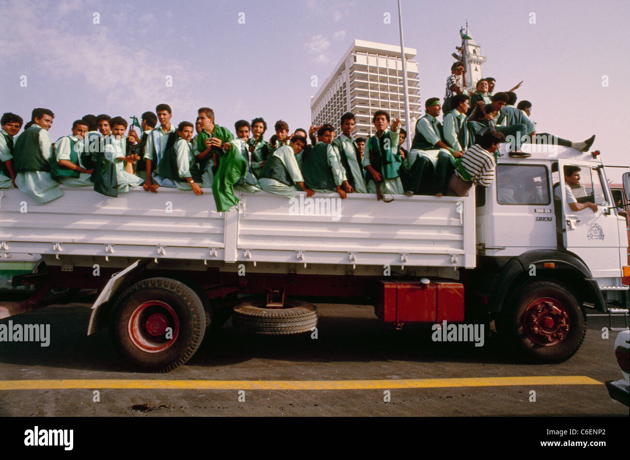 Green Revolutionary Guards during celebrations in Tripoli marking ...