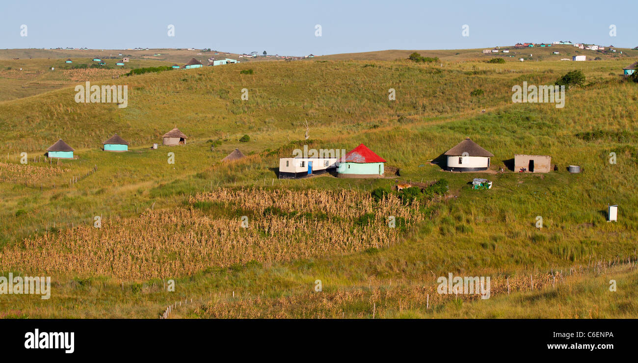 rural housing in the east of south Africa Stock Photo - Alamy