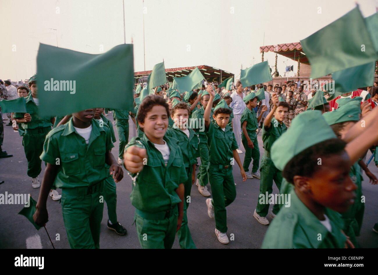 Green Revolutionary Guards during celebrations in Tripoli marking ...