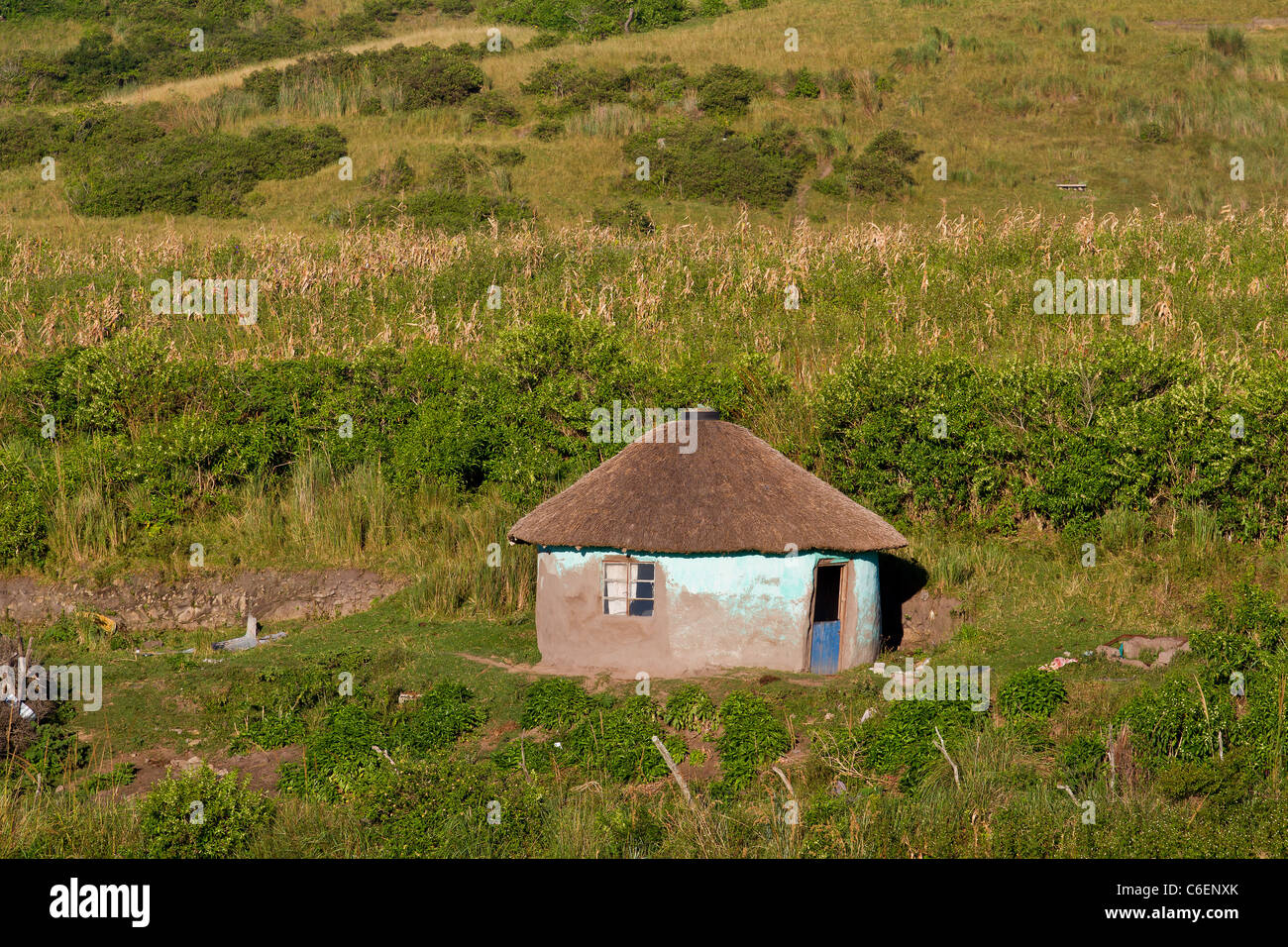 rural housing in the east of south Africa Stock Photo - Alamy