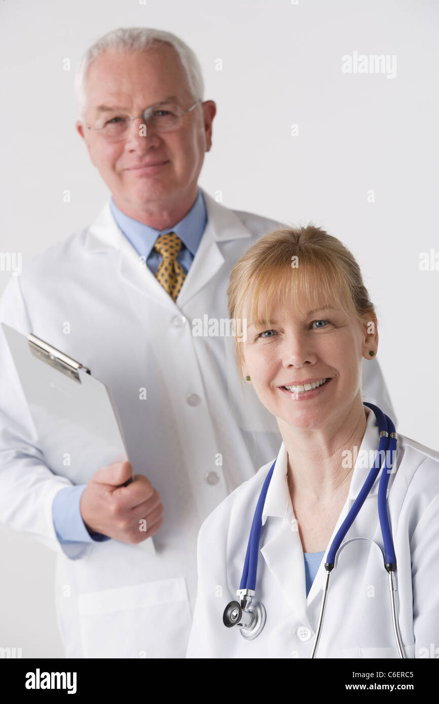 Vertical shot female doctor hi-res stock photography and images - Alamy