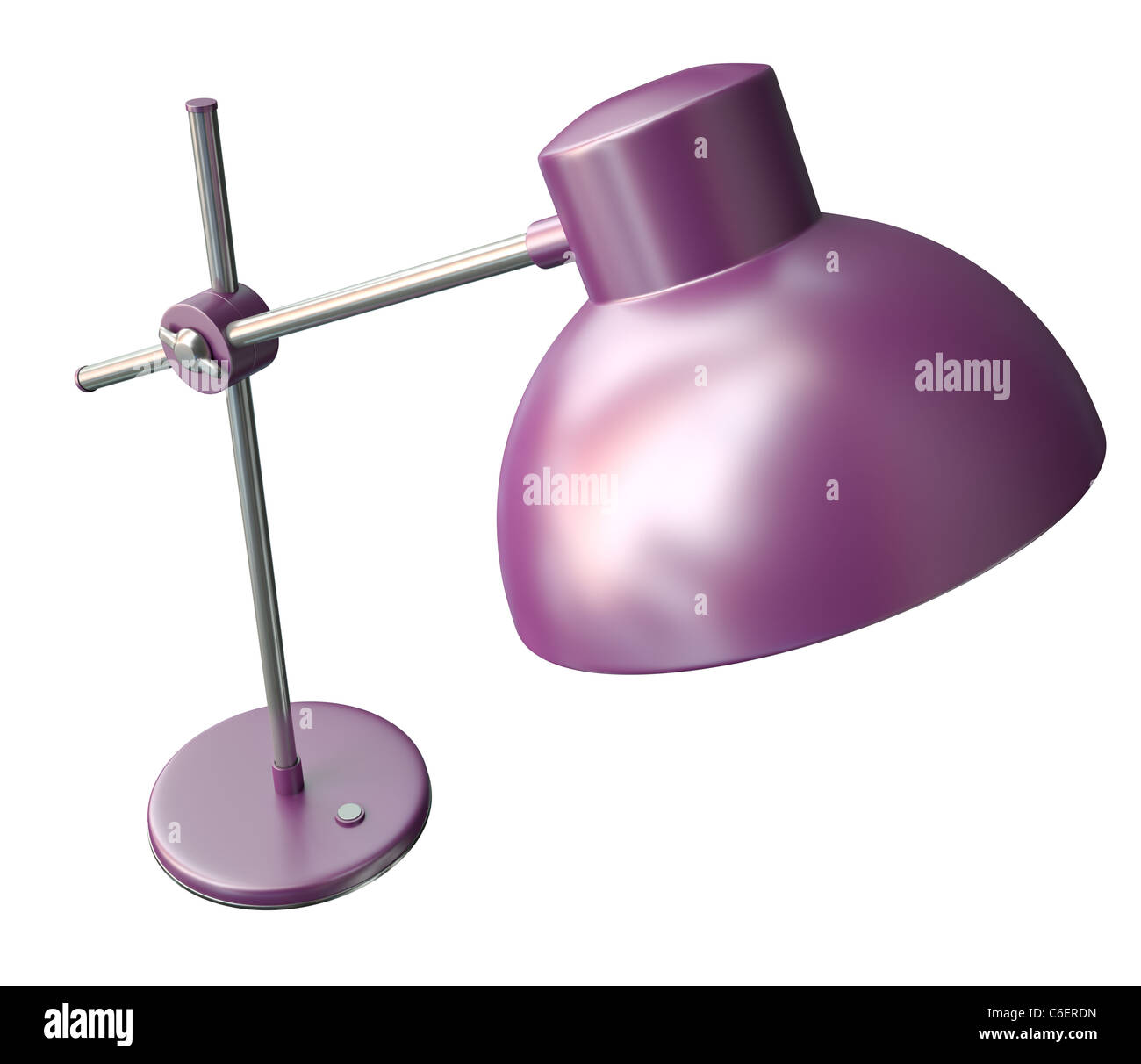 Purple table lamp Cut Out Stock Images & Pictures - Alamy
