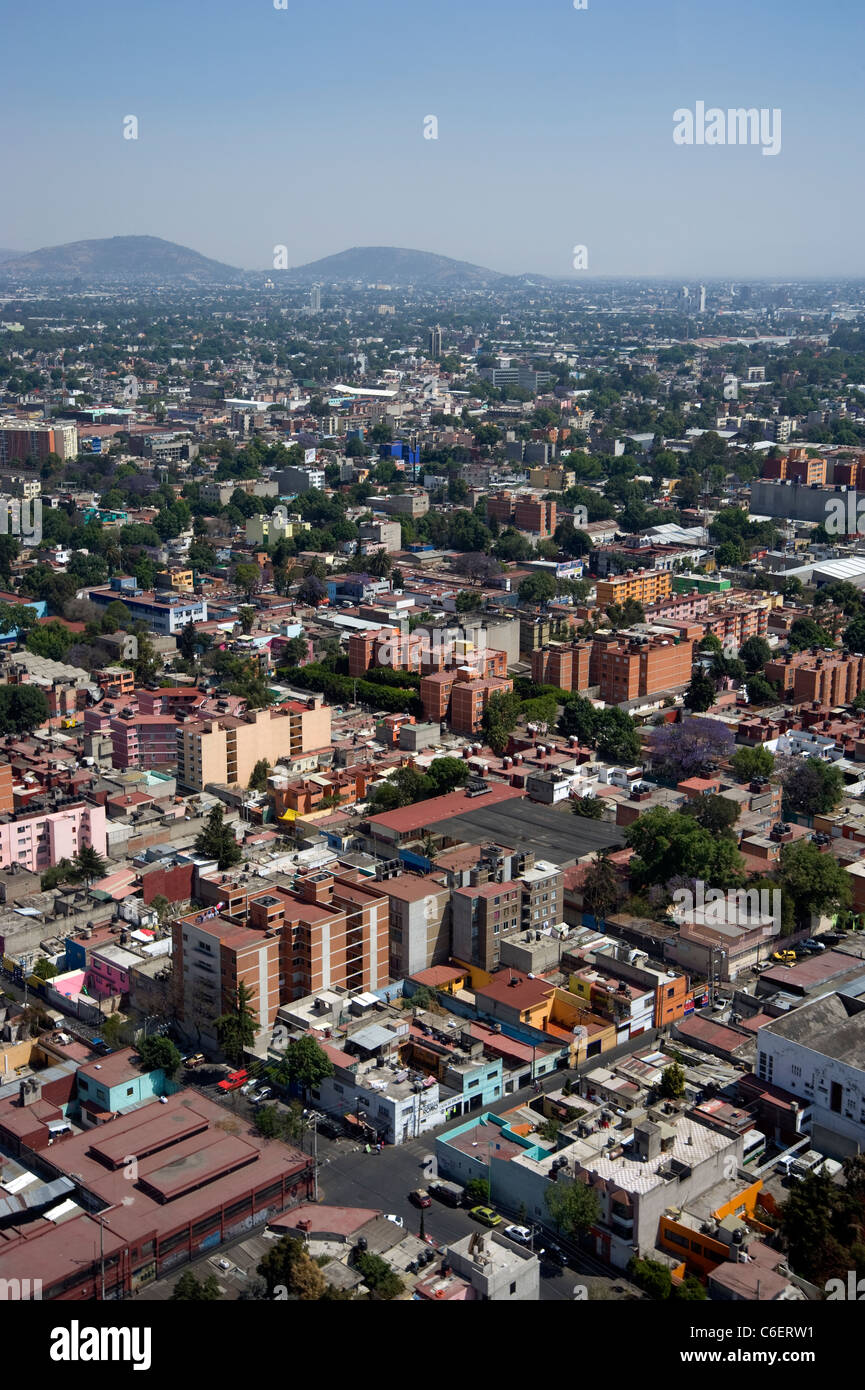 Aerial mexico city sprawl hi-res stock photography and images - Alamy