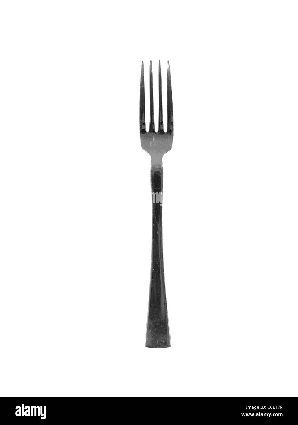 A kitchen fork isolated against a white background Stock Photo - Alamy
