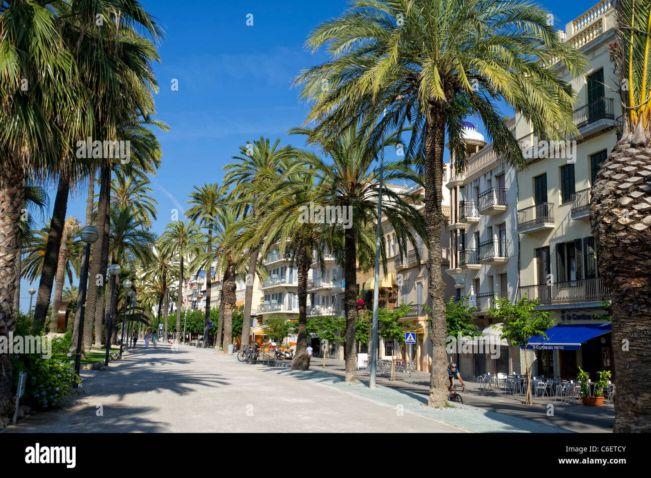 Sitges promenade hi-res stock photography and images - Alamy