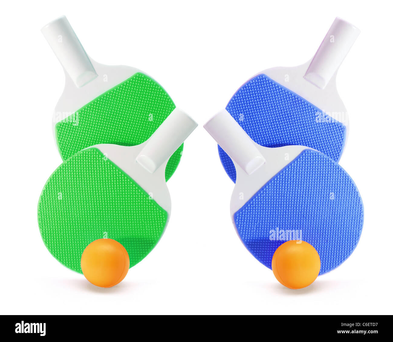 Table Tennis Bats and Balls Stock Photo - Alamy