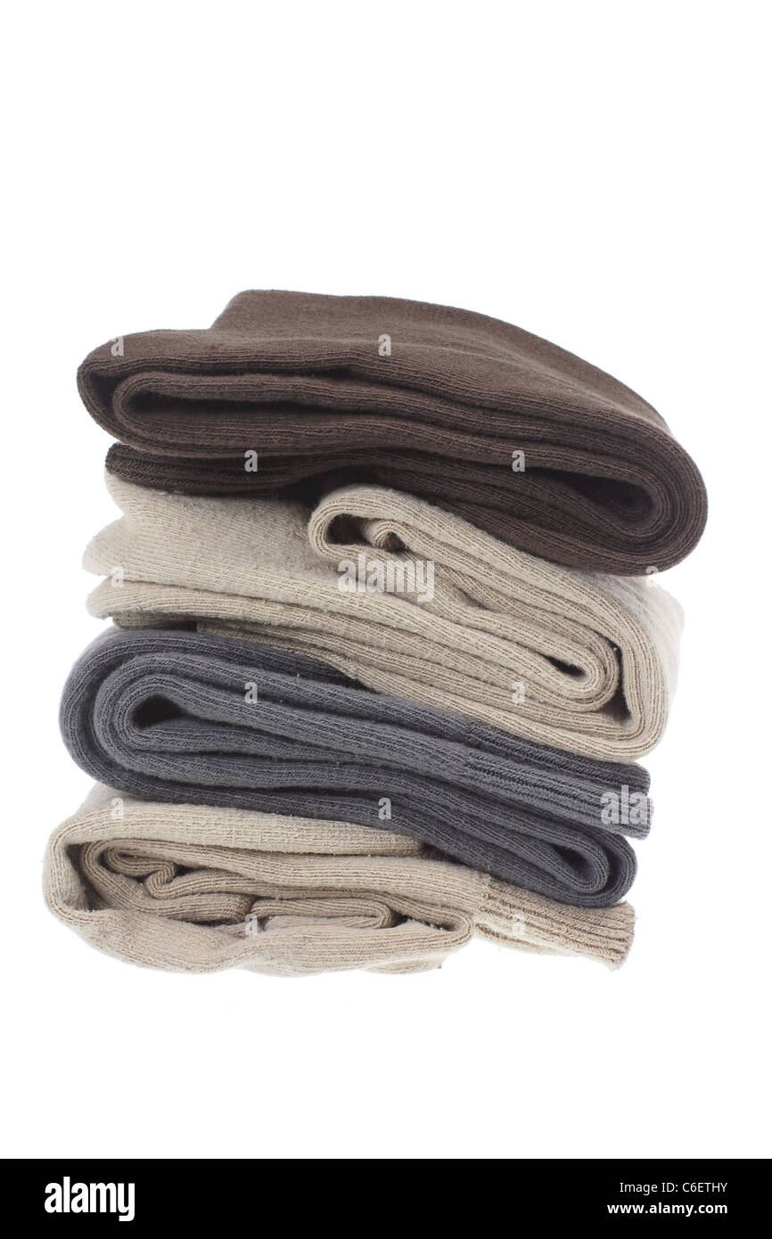 Stack of Men's Socks Stock Photo - Alamy
