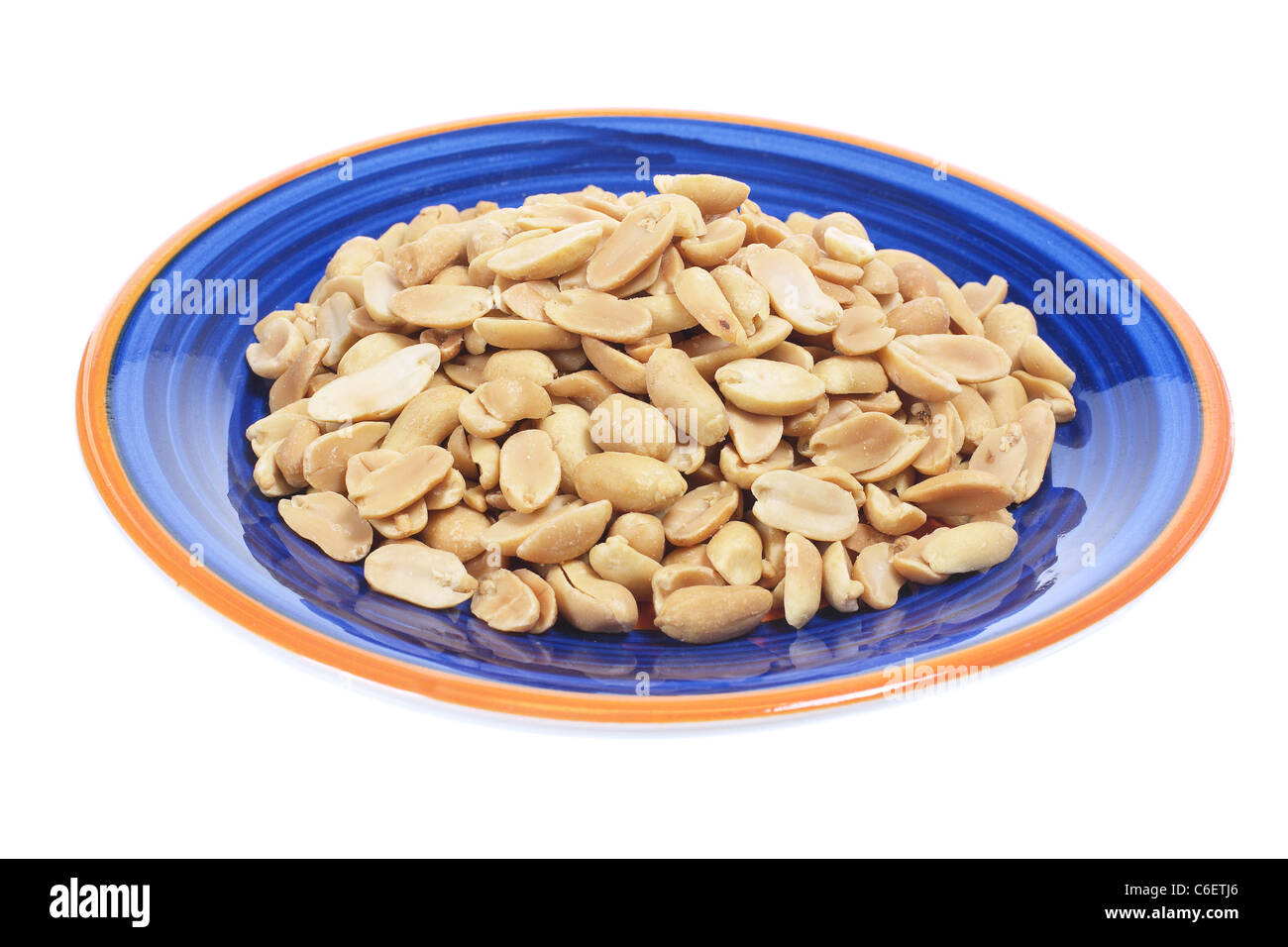 Plate of Peanuts Stock Photo - Alamy