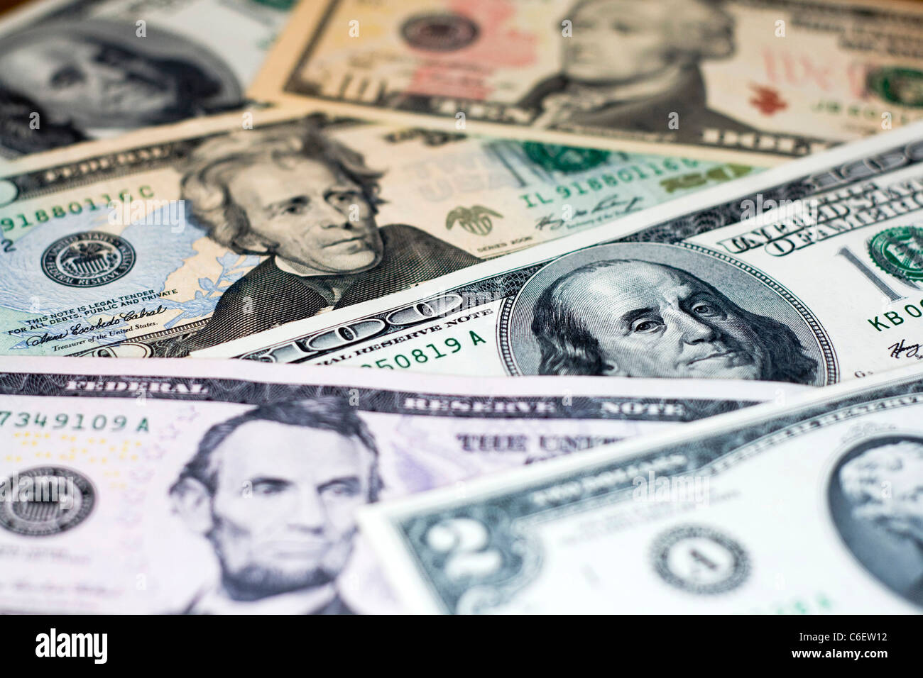 United states currency detail hi-res stock photography and images - Alamy
