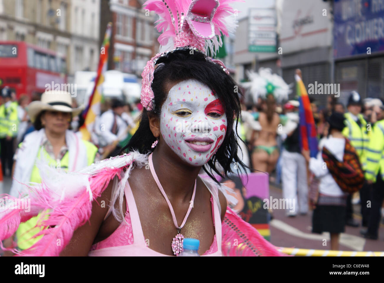 Performers at Carnaval del Pueblo, Europe's largest celebration of ...