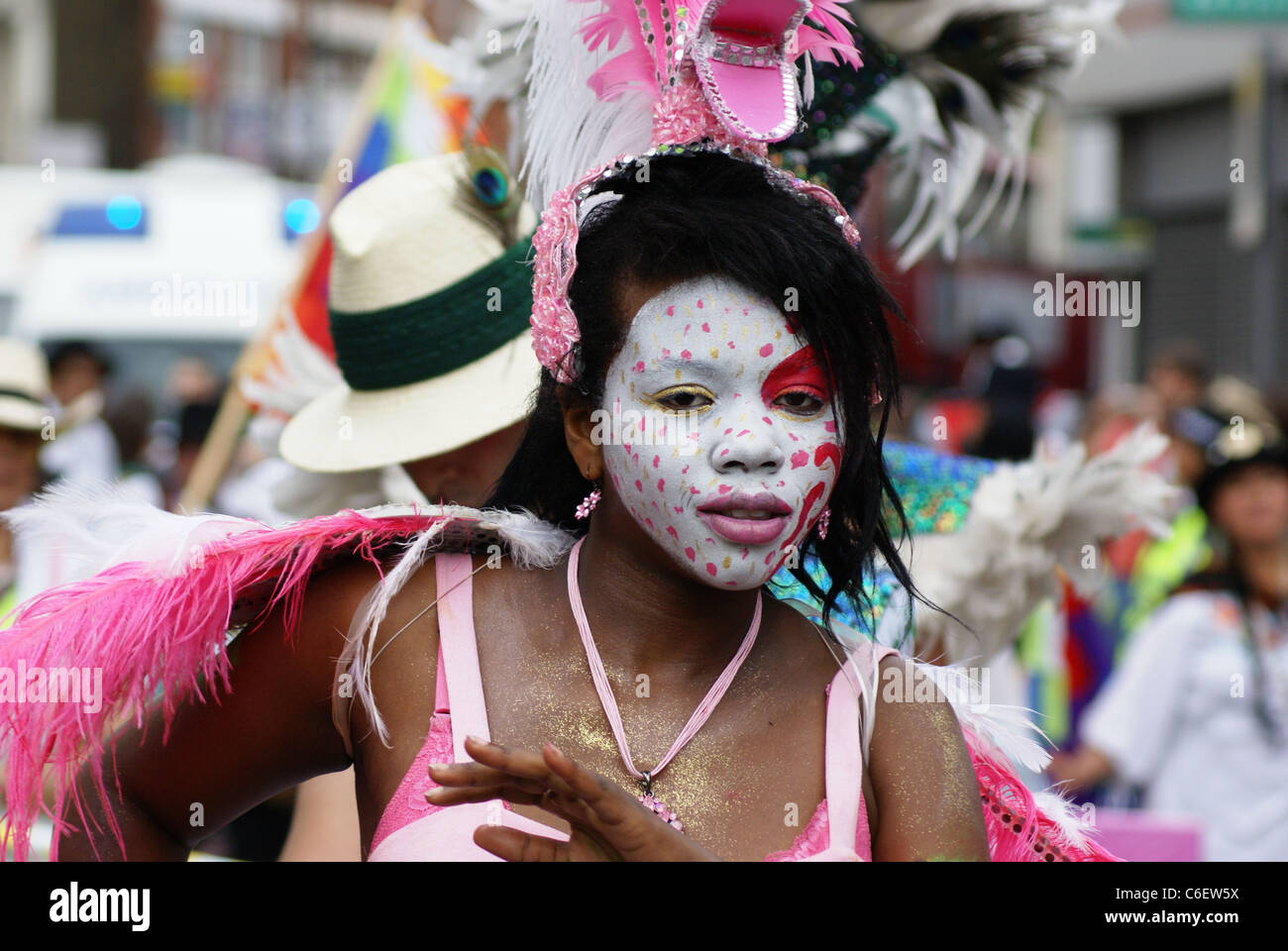 Performers at Carnaval del Pueblo, Europe's largest celebration of ...