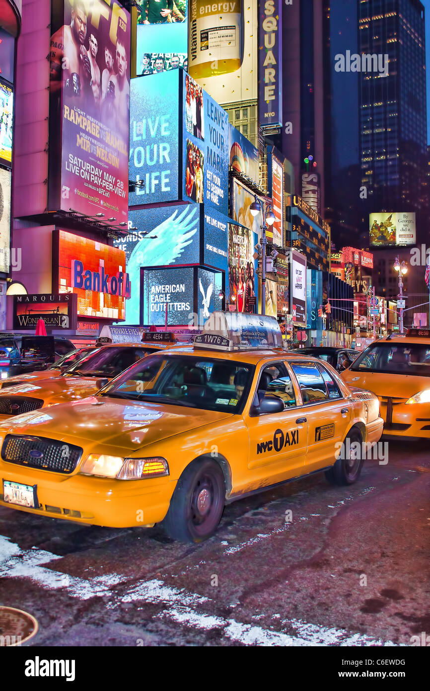 New York Taxi Stock Photo - Alamy