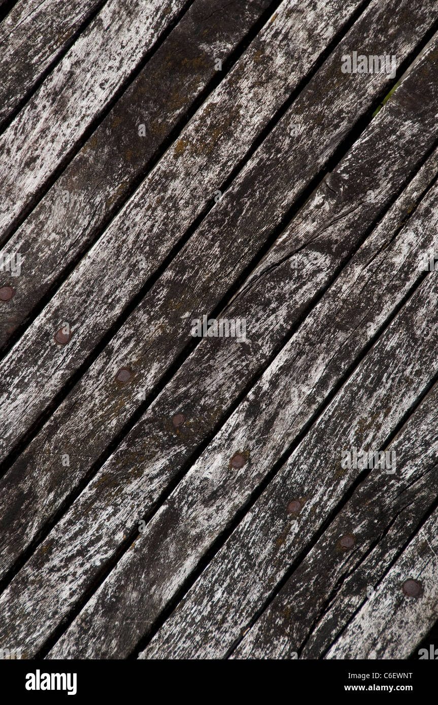 Weathered wood floor background Stock Photo - Alamy