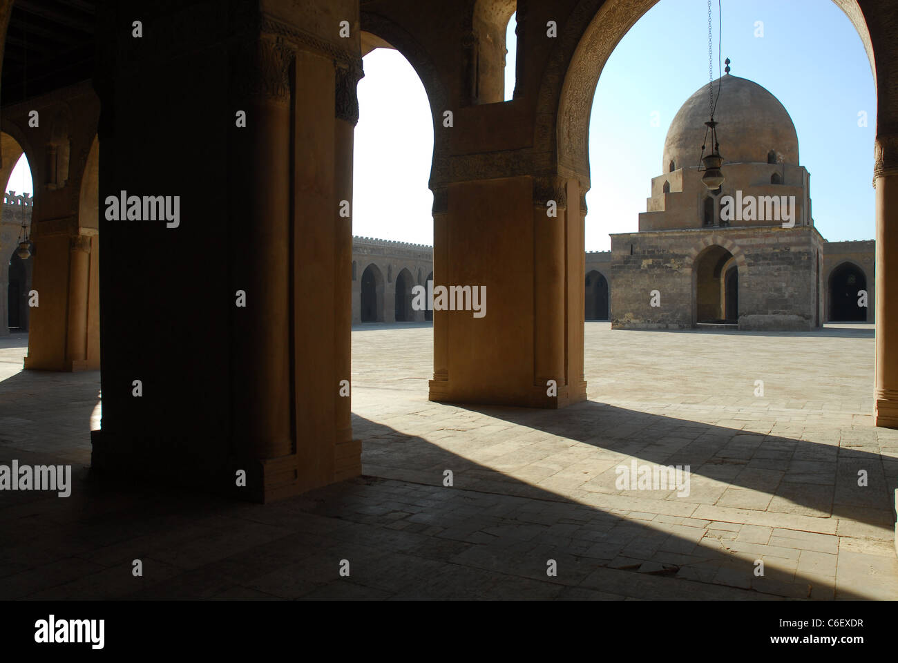 The midaa (ablution fountain) and architectural details thereof seen ...