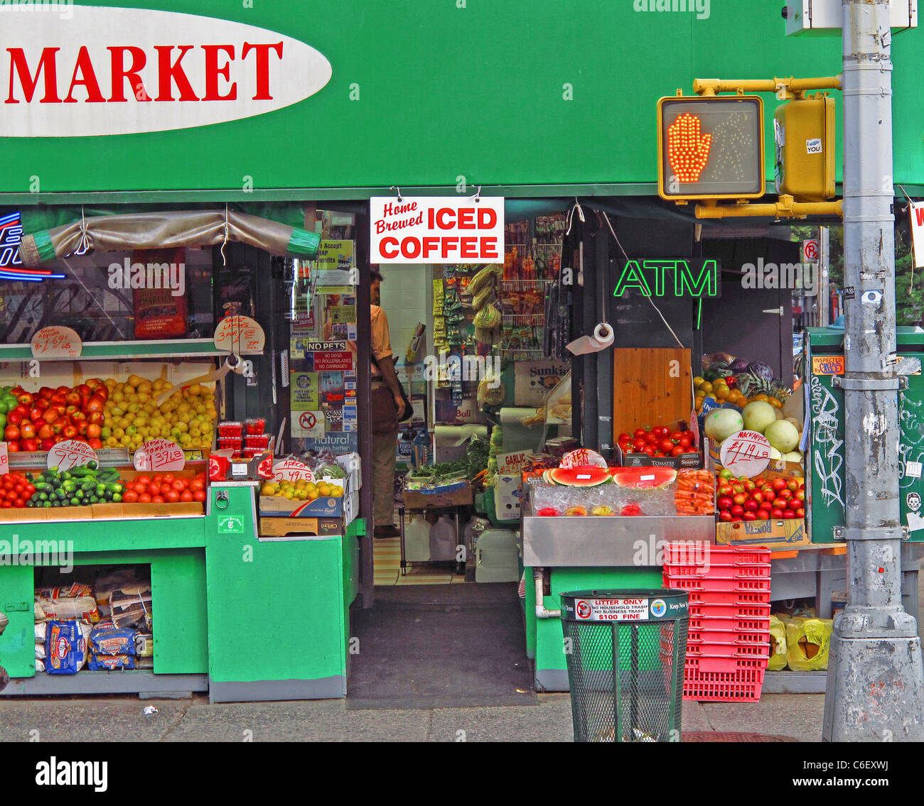 Green Market in New York City Stock Photo - Alamy