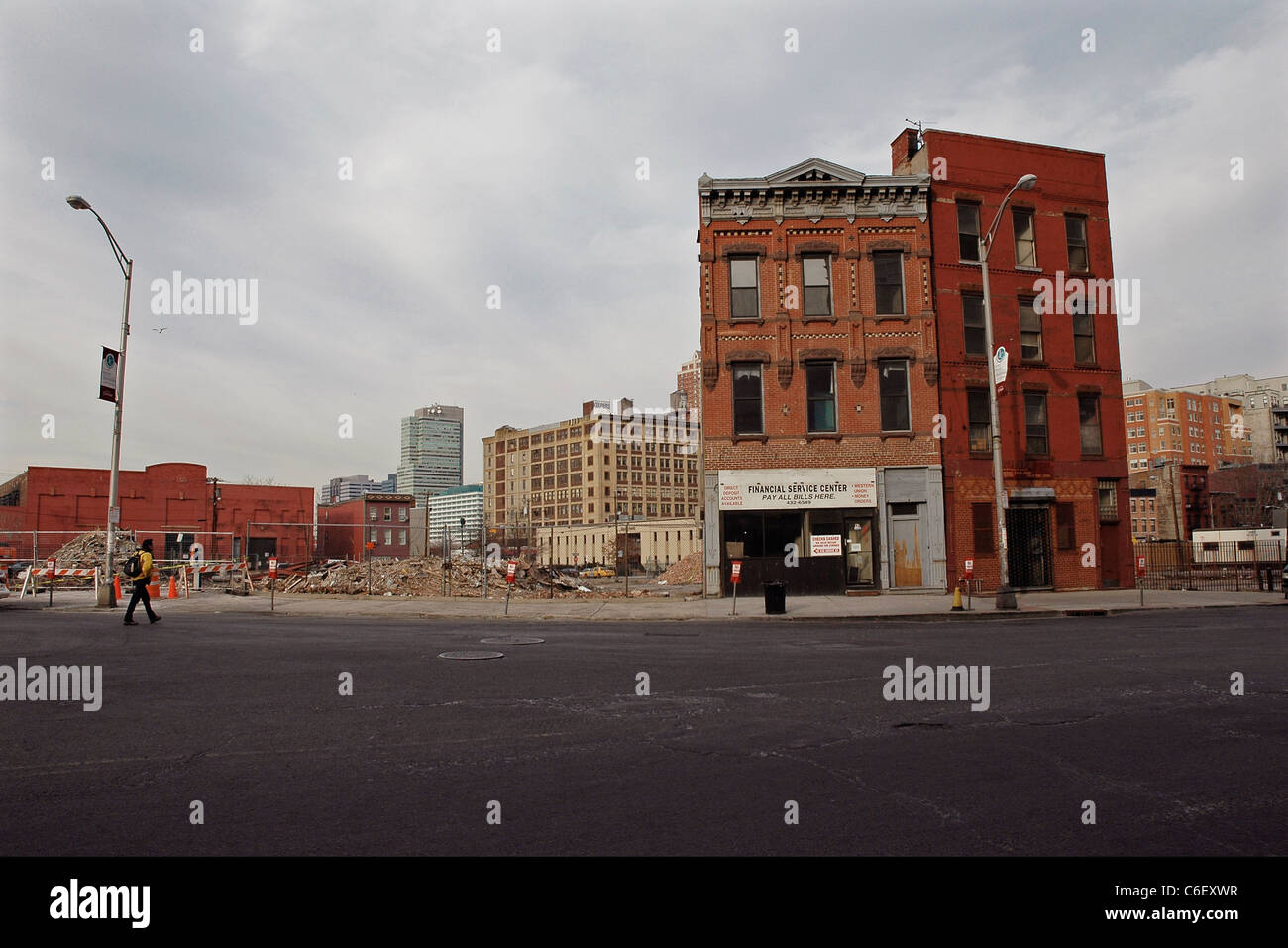 Street Awaiting Demolition in Jersey City Stock Photo - Alamy