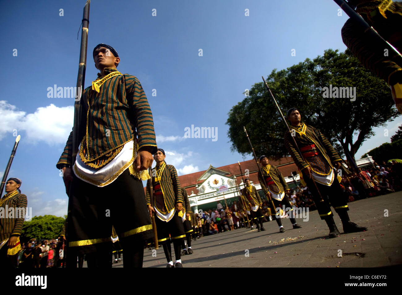 Traditional Army from Selarong Village Stock Photo - Alamy