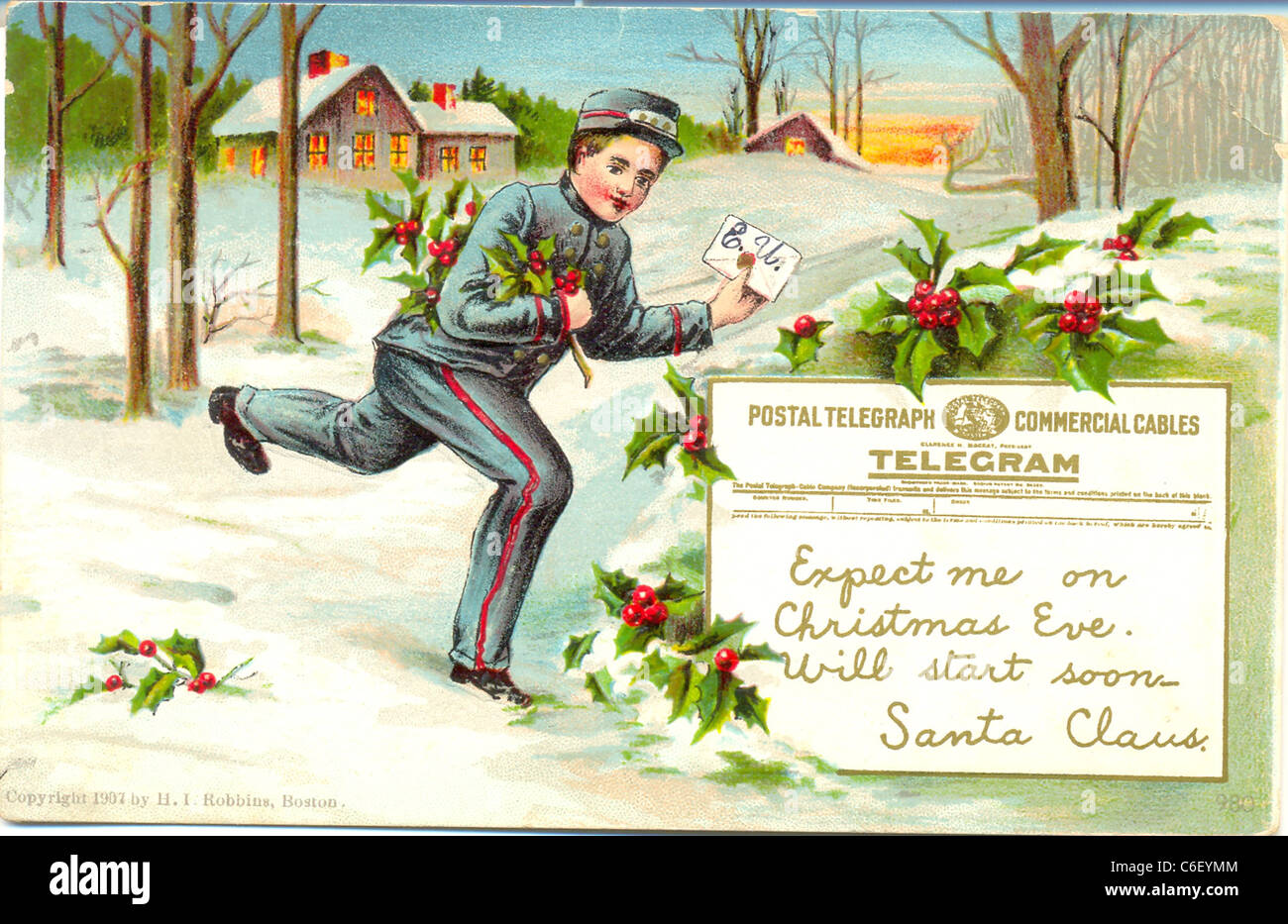 Telegram delivery boy hi-res stock photography and images - Alamy