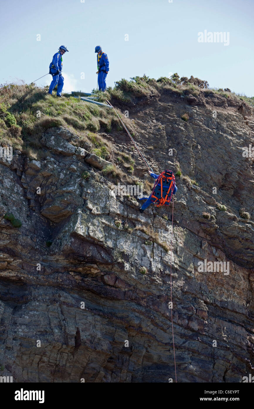 Rescue abseil hi-res stock photography and images - Alamy